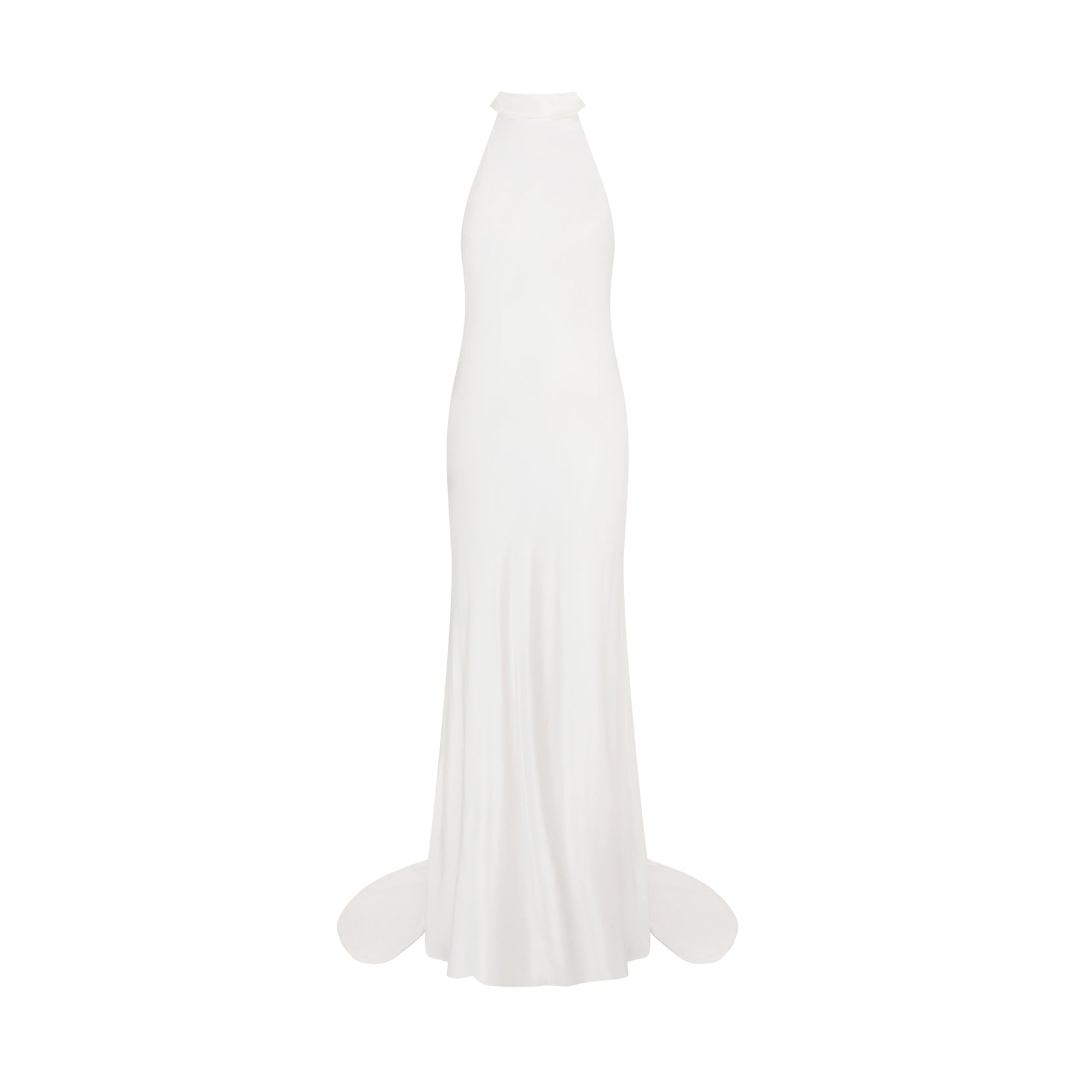 STYLE 116 // BACKLESS HALTER WITH PEARL DETAIL – THE OWN STUDIO